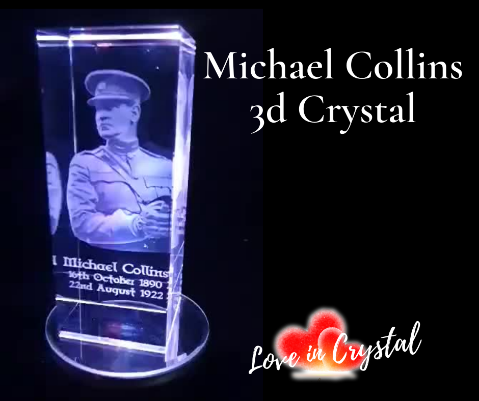 Michael Collins 3d Crystal – Love in Crystal